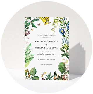 Floral Wedding Order of Service | Customisable Templates & Premium Printing